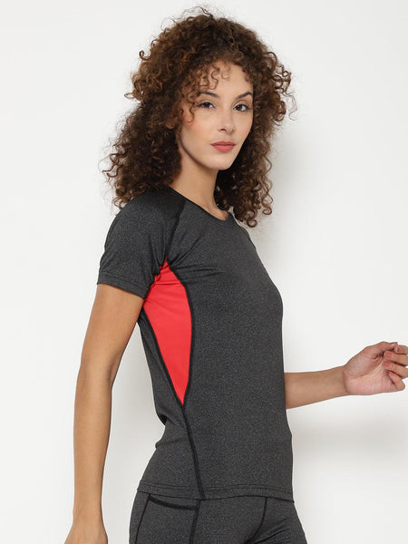 Women's Half Sleeves Dry Fit Gym T-Shirt | CHKOKKO – Chkokko